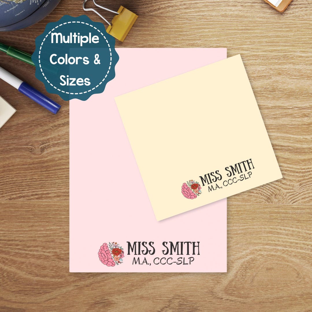 SLP Post-it® Note Pad Neurodiversity Affirming Speech Language ...