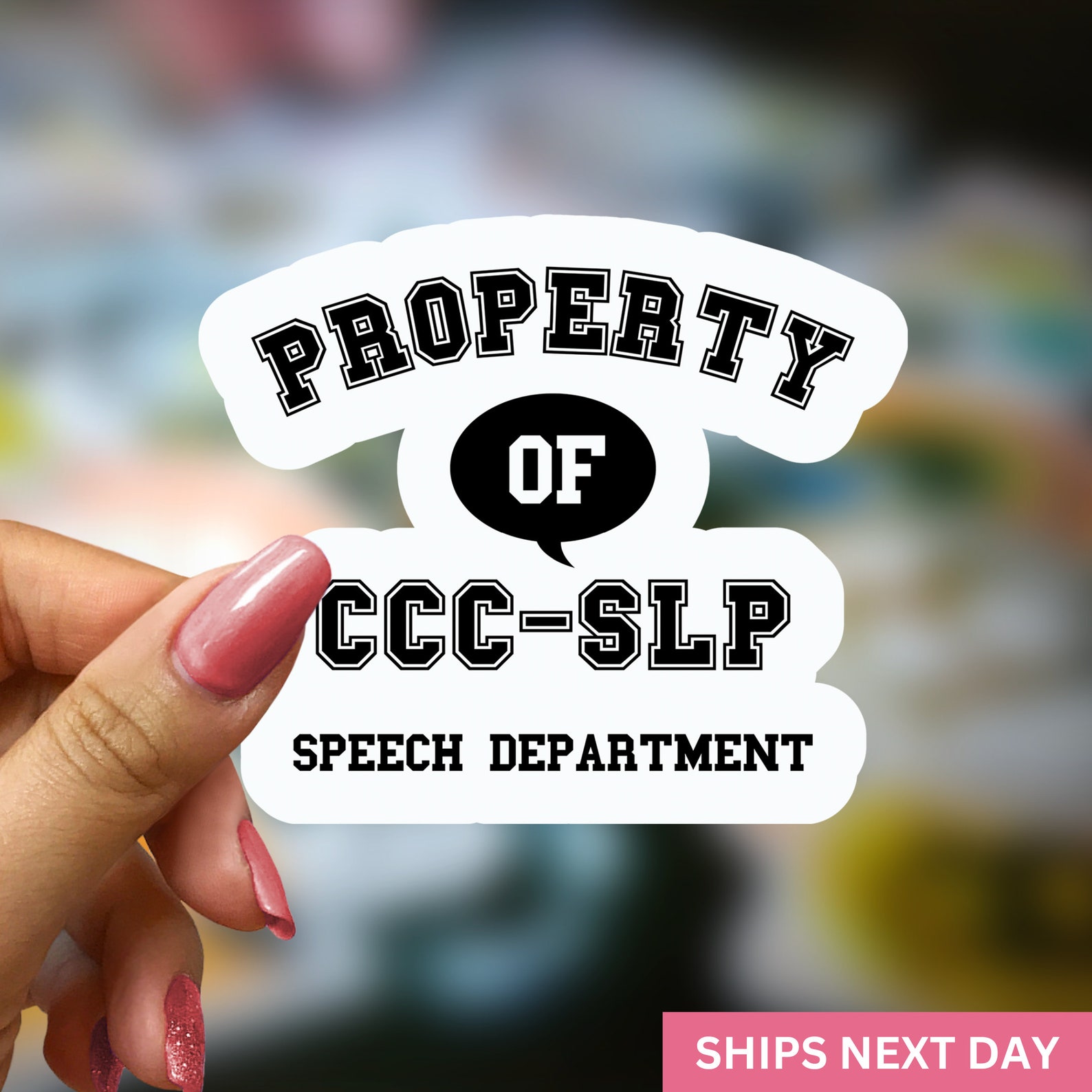 Speech Sticker for CCC SLP Gift for SLP Sticker for Speech Grad Gift ...