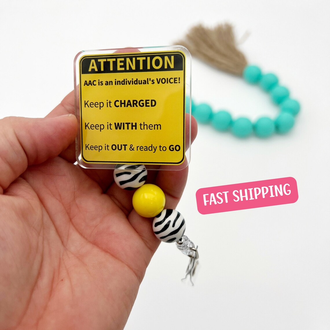 AAC Device Badge Reel for SLP Badge for Sped Teacher Badge - Etsy