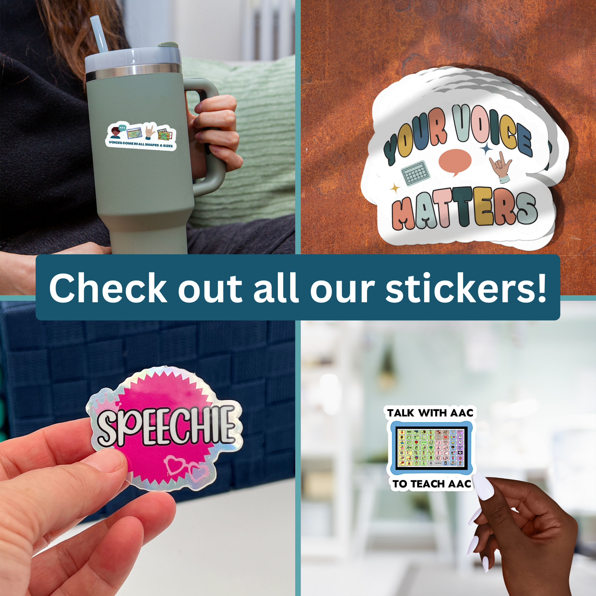 AAC Awareness Sticker for SLP Gift for Sped Teacher Sticker for SLP ...