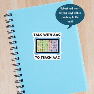AAC Sticker for SLP Sticker for Sped Teacher Gift for Speech Therapist ...