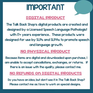 Articulation Later Developing Sounds Bundle SLP Resources Articulation ...