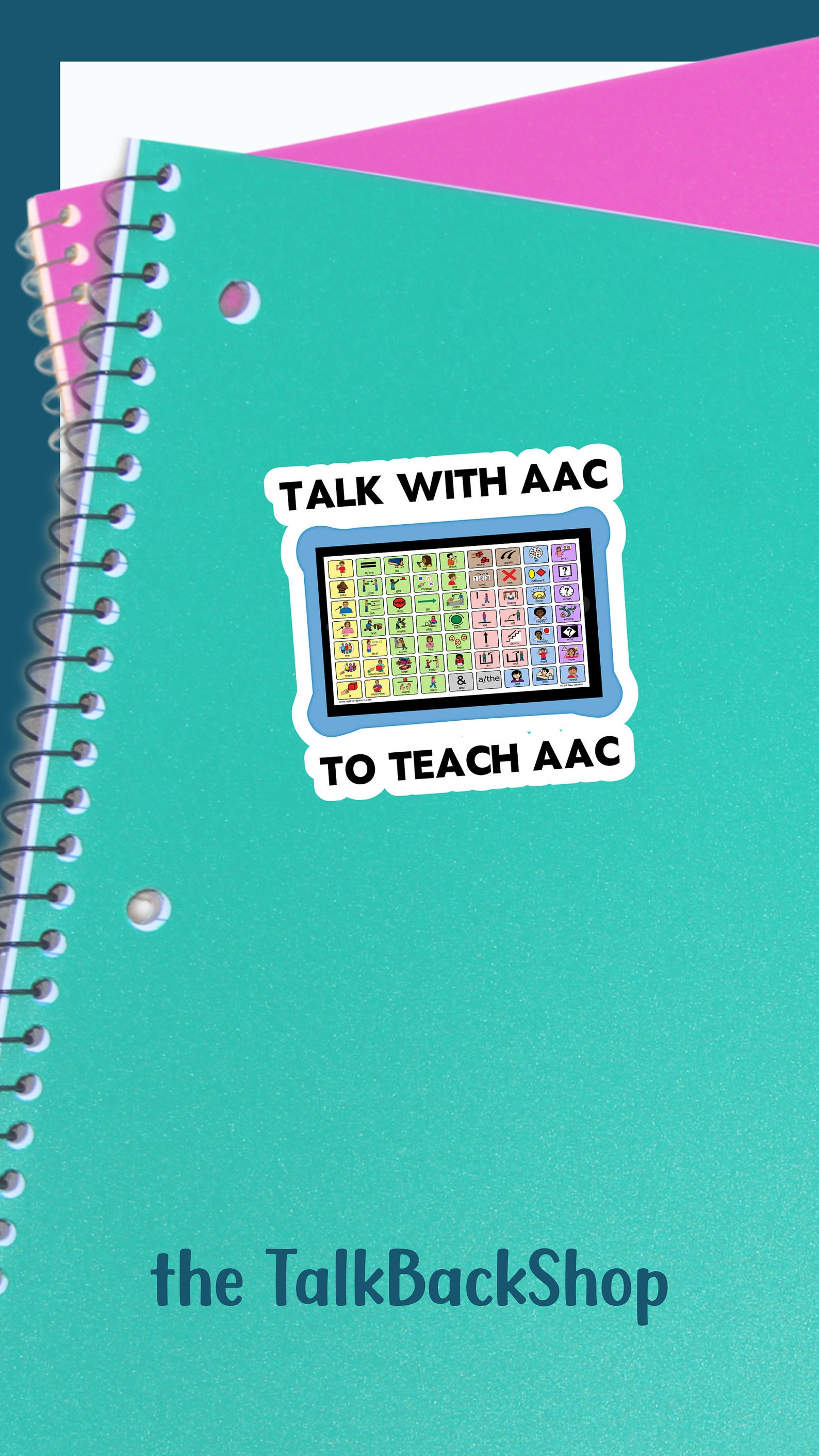 AAC Sticker for SLP Sticker for Sped Teacher Gift for Speech Therapist ...