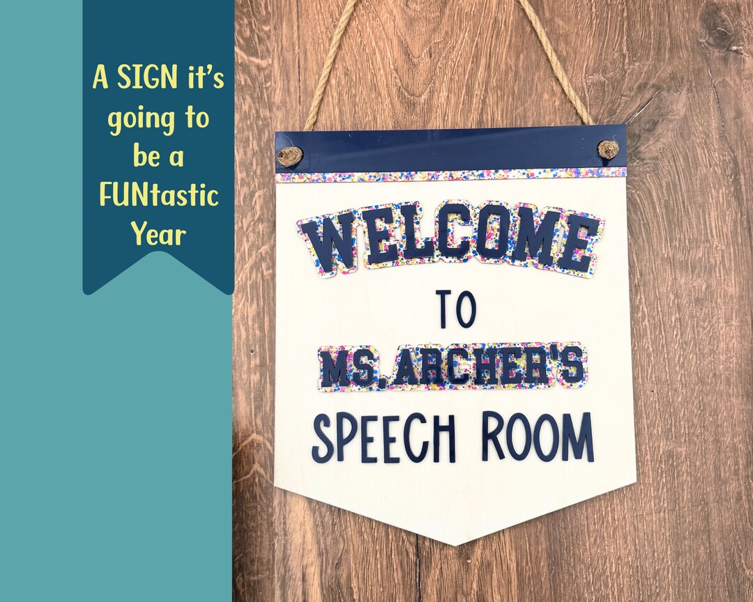 Speech Room Decor for SLP Sign for Speech Therapy Room Sign for Speech ...