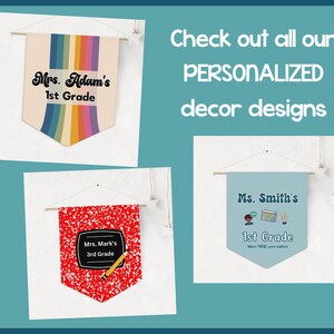 School Room Sign for Teacher Back to School Gift for Teacher Door ...