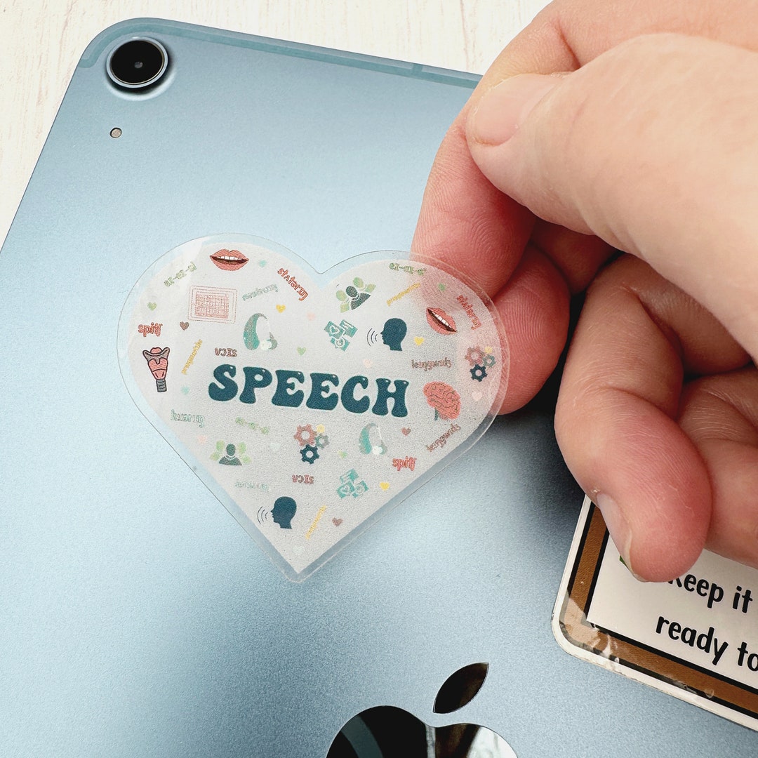 Speech Sticker for SLP Stickers for Speech Language Pathologist Decals ...