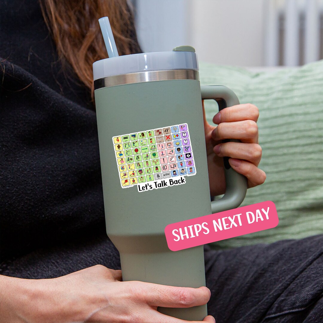 AAC Core Vocabulary Sticker for SLP Gift for Sped Teacher Sticker for ...