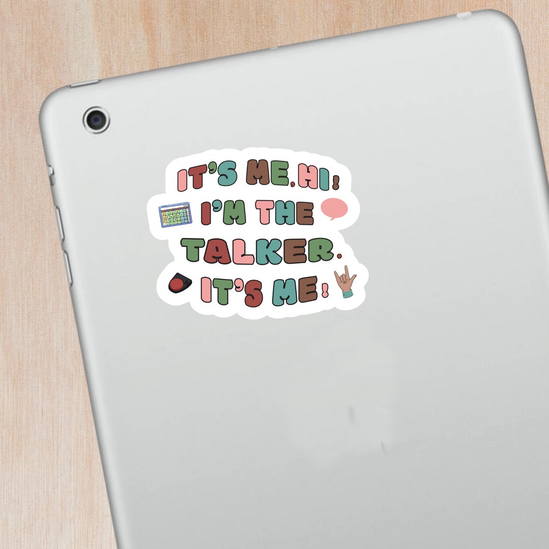 AAC Awareness Sticker for SLP Gift for Sped Teacher Sticker for SLP ...