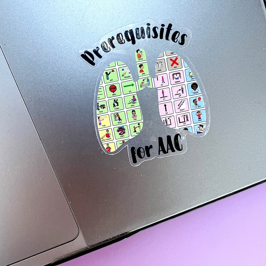Prerequisites for AAC Sticker Core Vocabulary Gift for Special ...