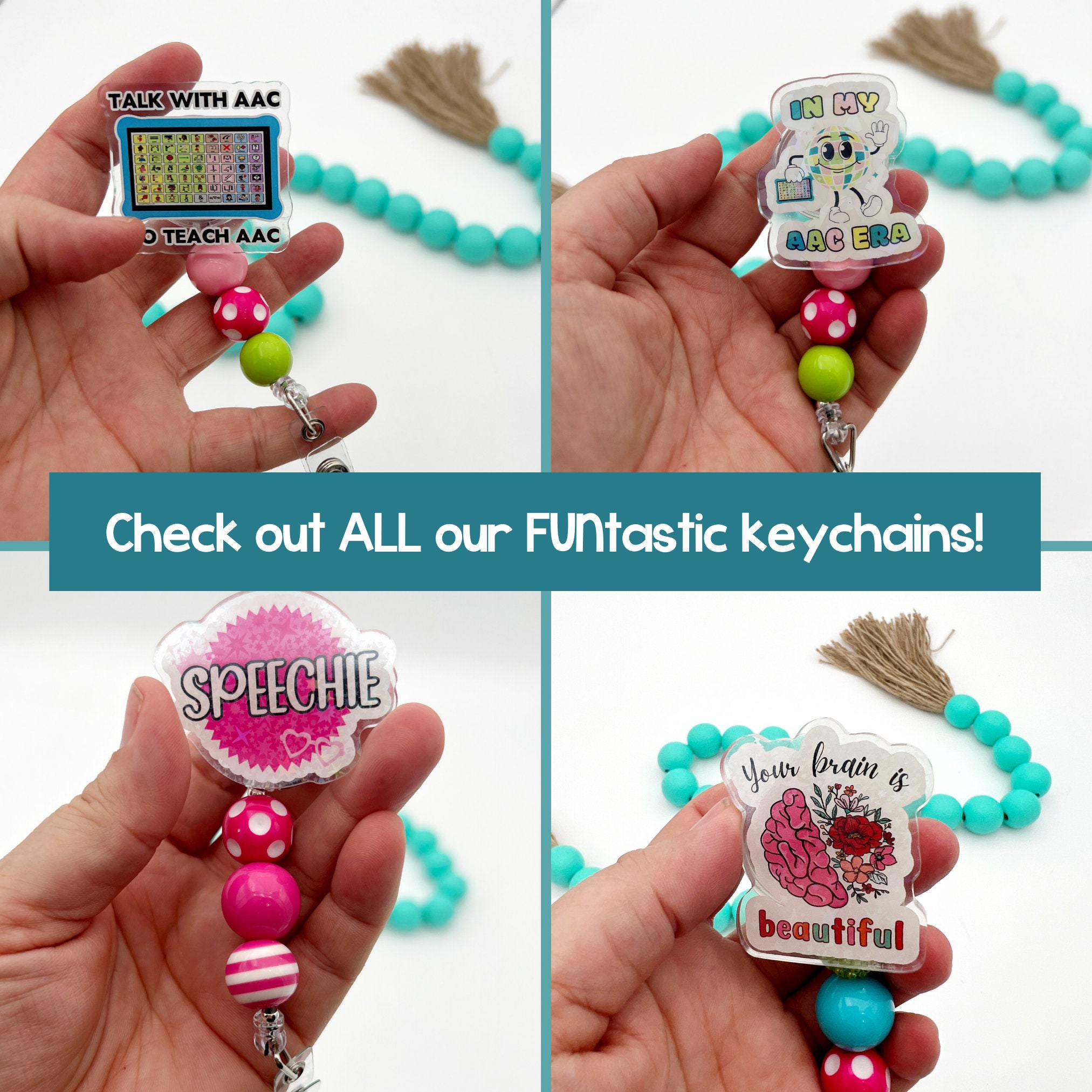 AAC Device Badge Reel for SLP Badge for Sped Teacher Badge - Etsy