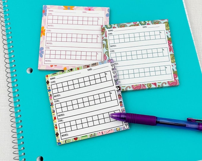 Data Sticky Notes | Speech Therapy | SPED | Data Collection | School ...