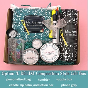 Speech Therapist Gift Box for SLP Gift for Christmas Speech Mug ...