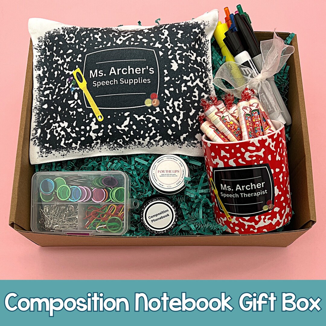 Speech Therapist Gift Box for SLP Gift for Christmas Speech Mug ...