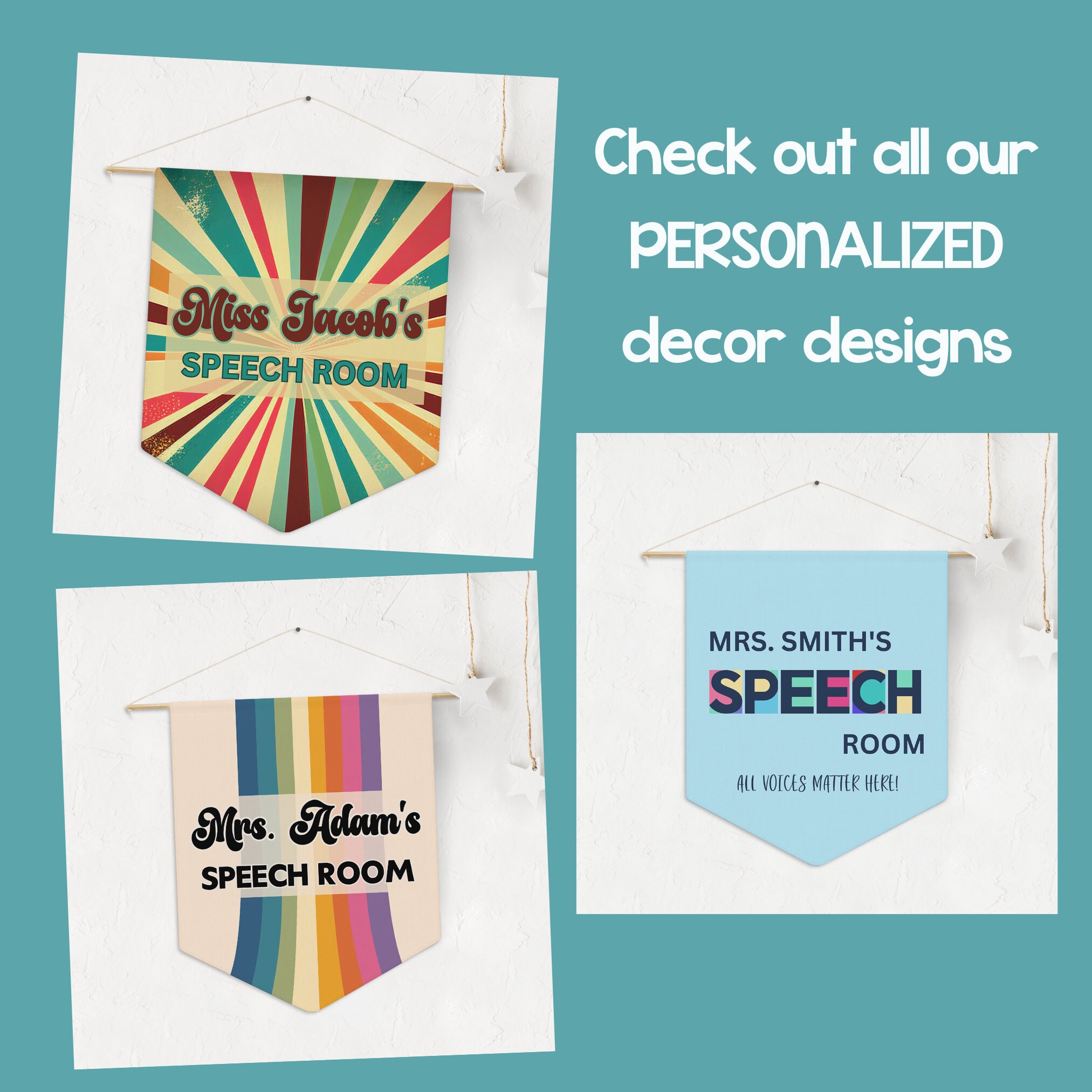 Speech Room Decor for SLP Sign for Speech Therapy Room Sign - Etsy