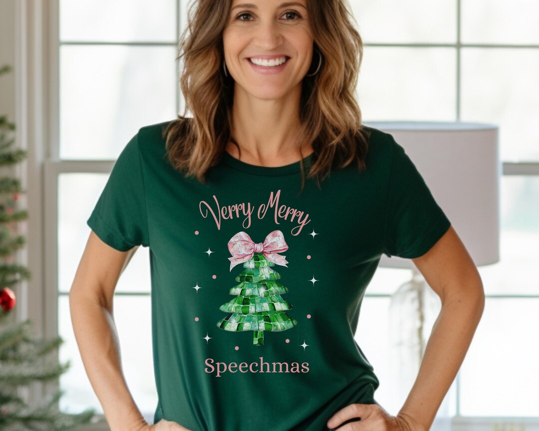 Speech Therapist Holiday Shirt Speech Pathology Christmas Gift Secret ...