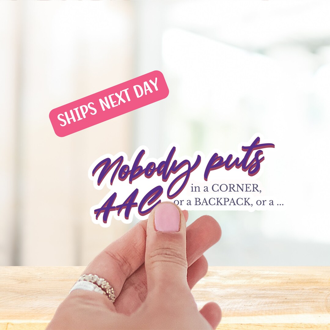 AAC Sticker for SLP Gift for Sped Teacher Stickers for AAC Decal for ...