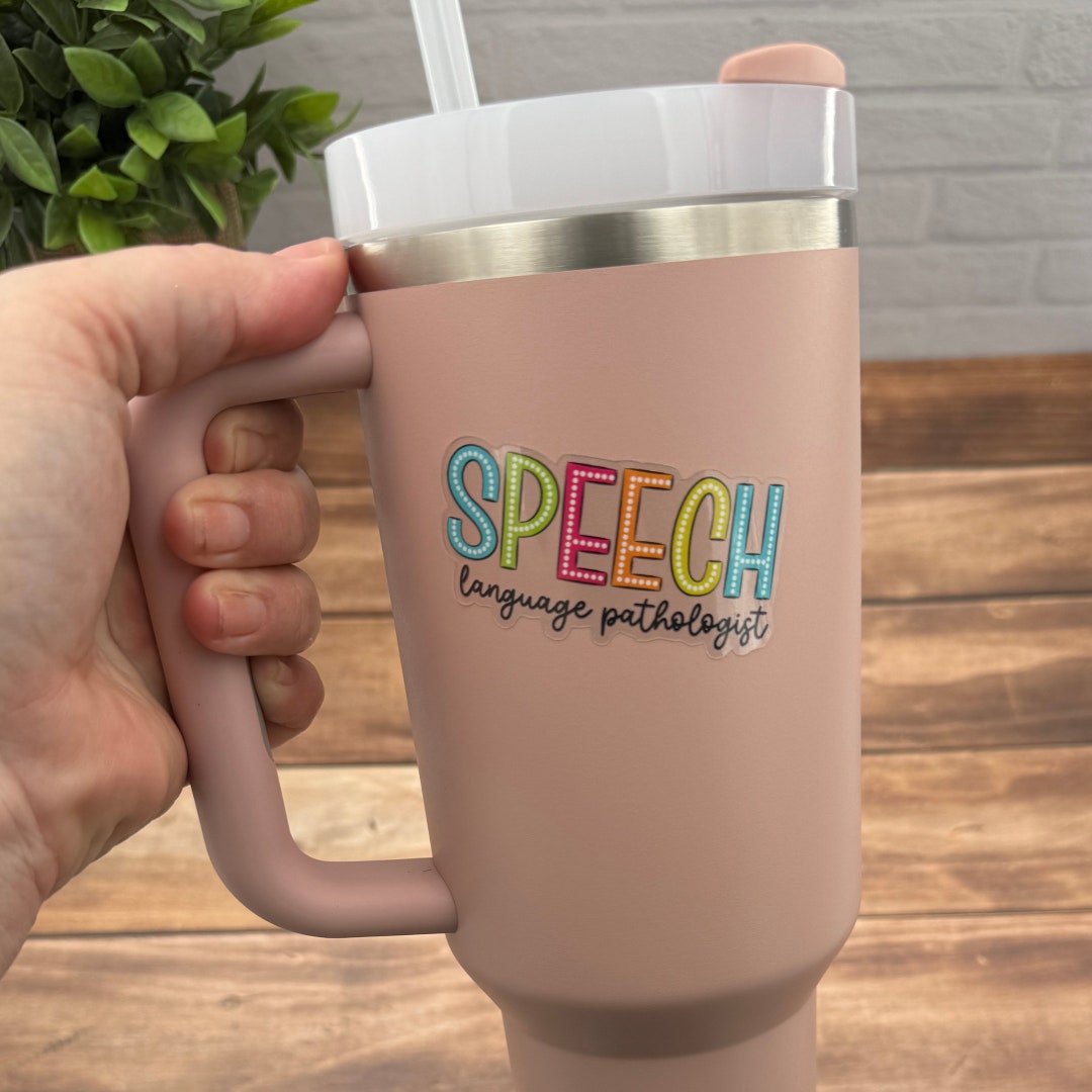 Bright SLP Sticker for Speech Therapist Gift for SLP Decal for Speech ...