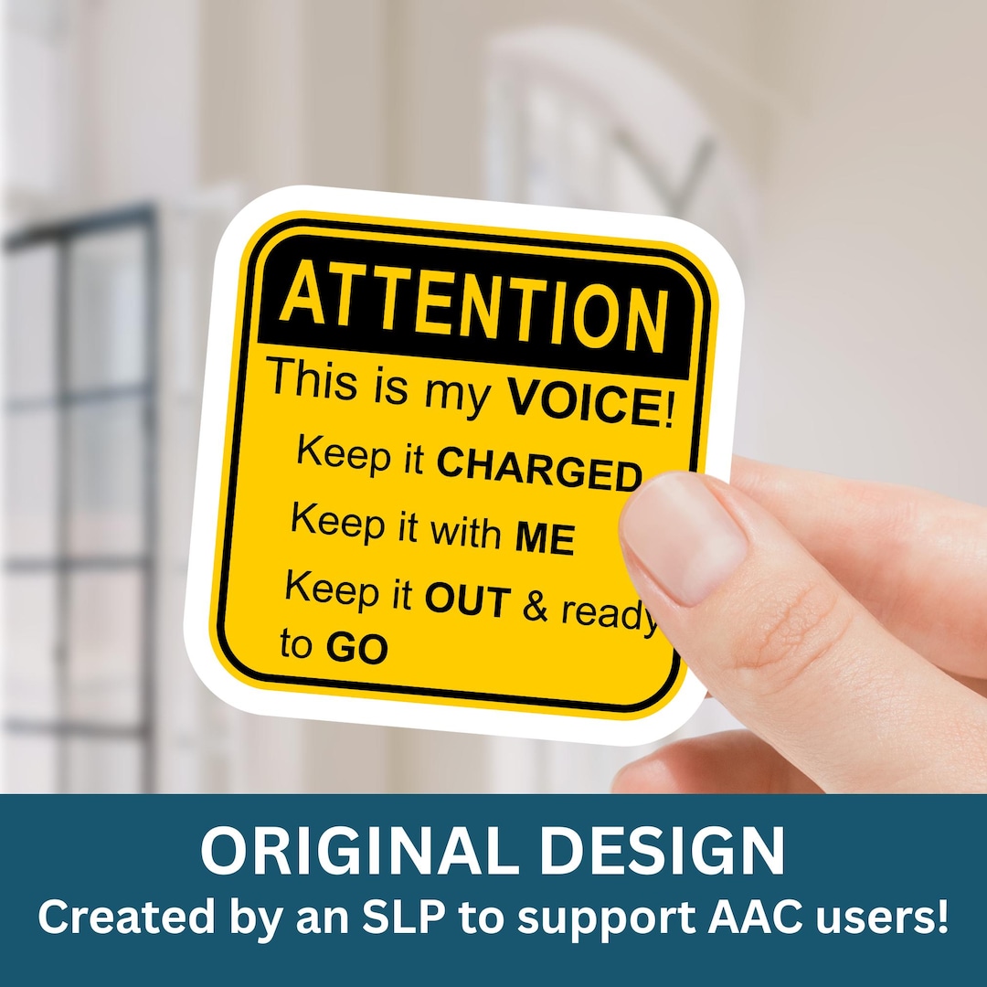AAC Device Sticker for Speech Therapist Sticker for SLP Sticker for ...