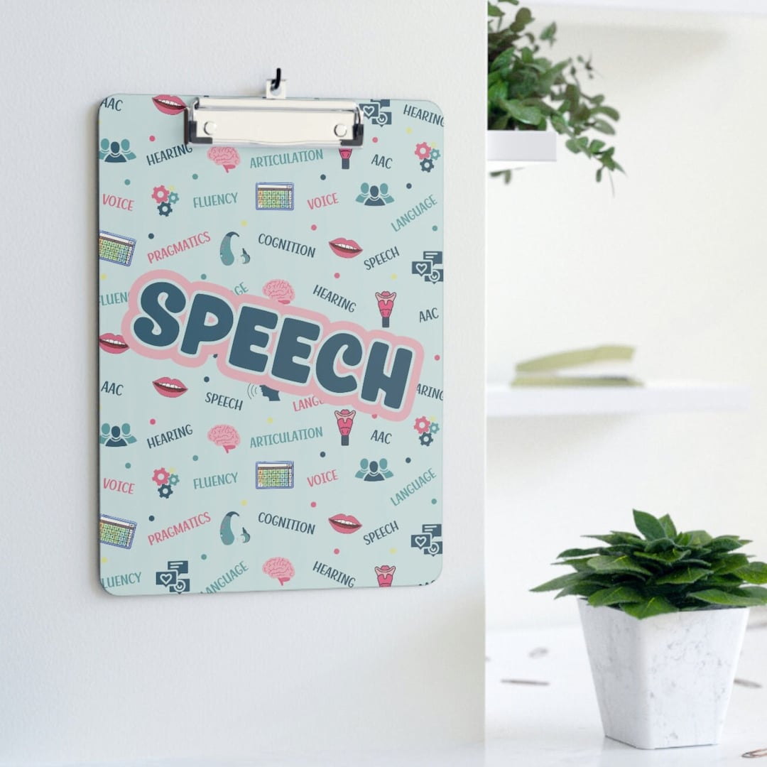 Speech Clipboard With Scope of Practice for SLP Clipboard for Speech ...