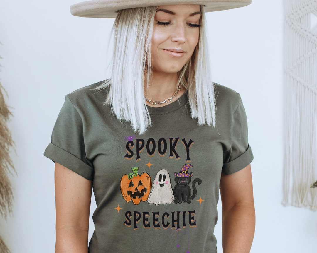 Halloween Speech Shirt for SLP T-shirt for Spookie Speechie Shirt for ...