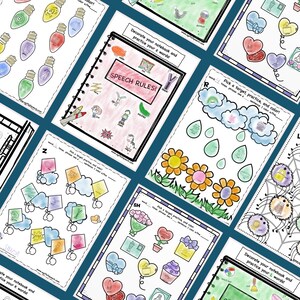 Articulation Later Developing Sounds Bundle SLP Resources Articulation ...