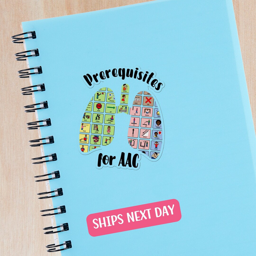 Prerequisites for AAC Sticker Core Vocabulary Gift for Special ...