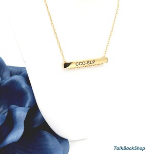 CCC-SLP Gift for New SLP Jewelry for Speech Therapist Necklace for Slp ...