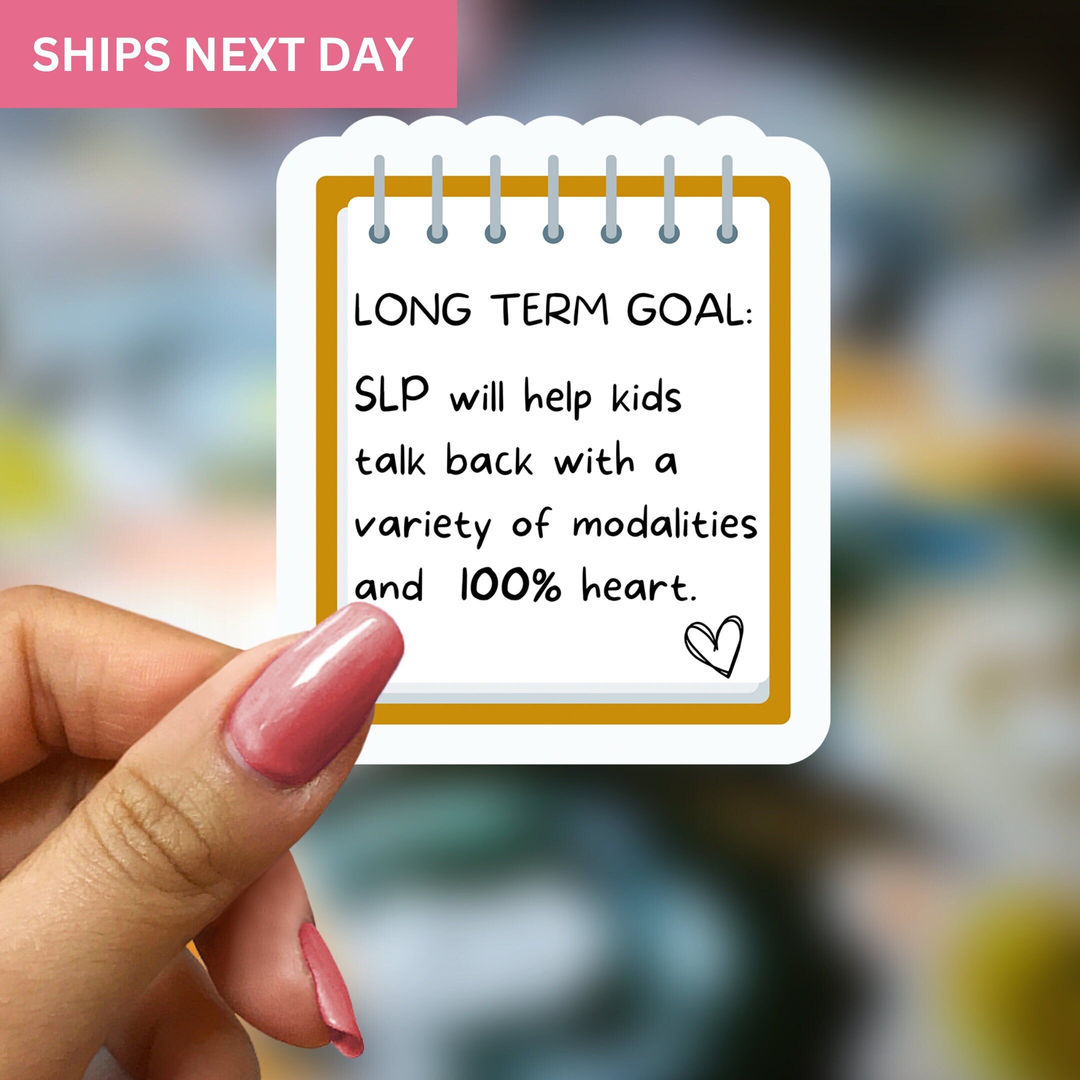 Speech Sticker for SLP Gifts for Speech Language Pathologist - Etsy