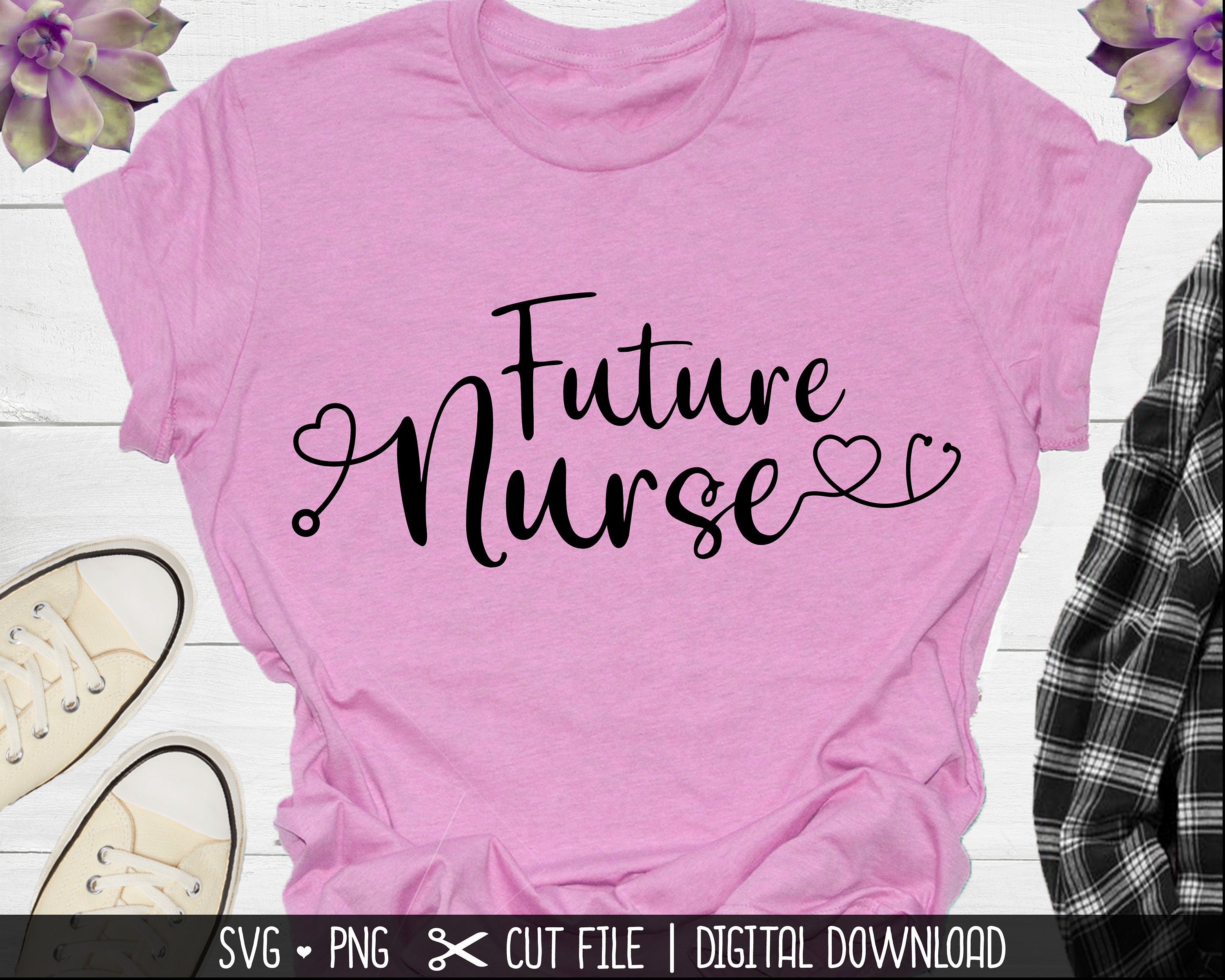 Future Nurse SVG Stethoscope Heart SVG Nurse Cricut Cut - Etsy