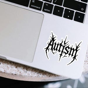 Autism Svg Png - Black Metal Font Autism Design - Funny Autistic ...