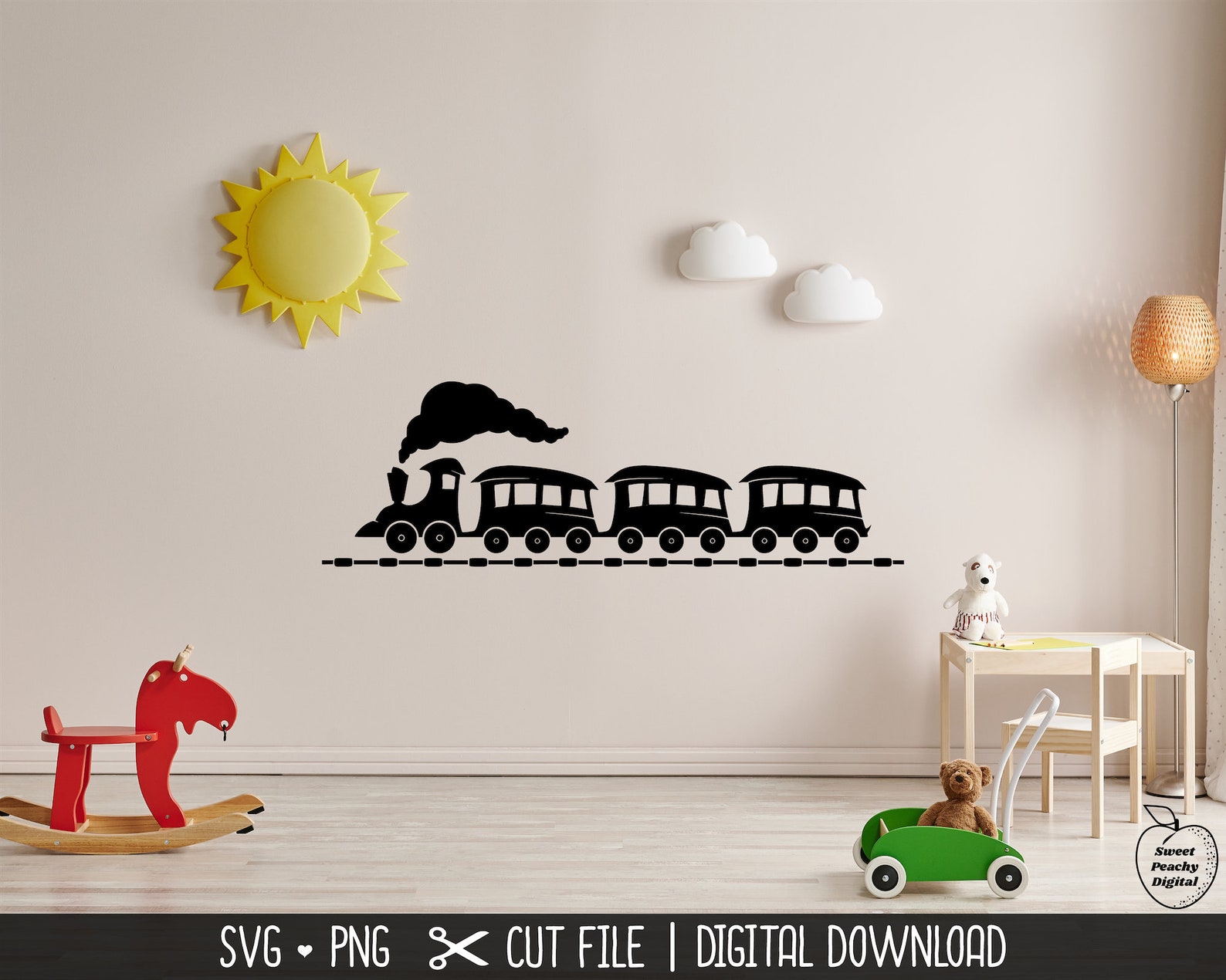 Train Bundle Svg Choo Choo Train Svg Train Clip Art Train Cricut