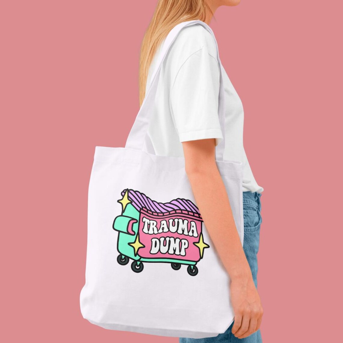 Trauma Dump SVG & PNG – Cute Dumpster Design – Digital Download for ...