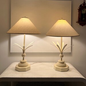 Vintage Floral Leaf Lamps / 90’s Home Decor / Lighting - Etsy