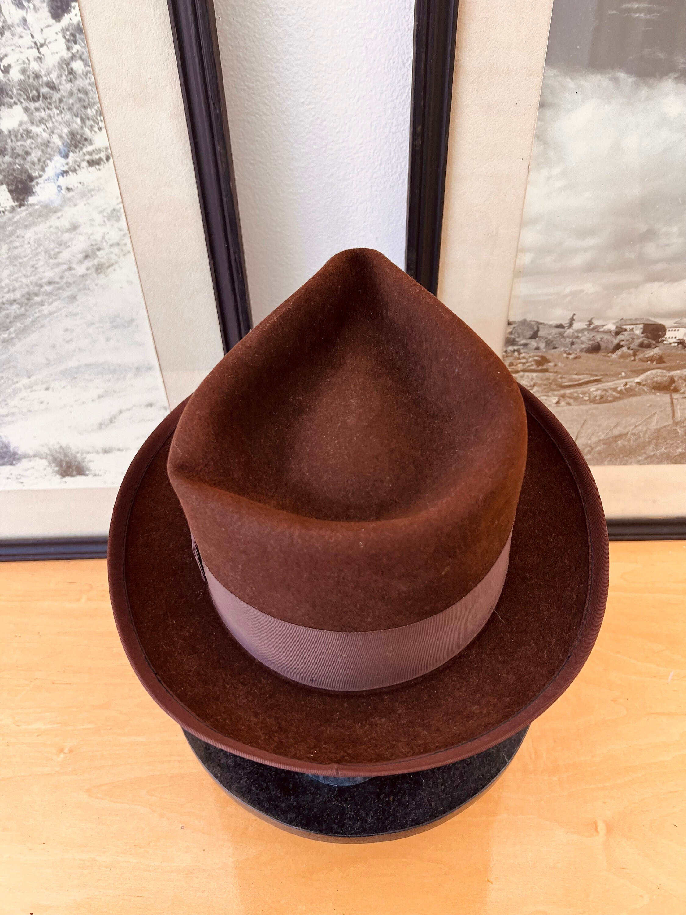 Vintage Empire State Hat / Fur Felt / Menswear - Etsy