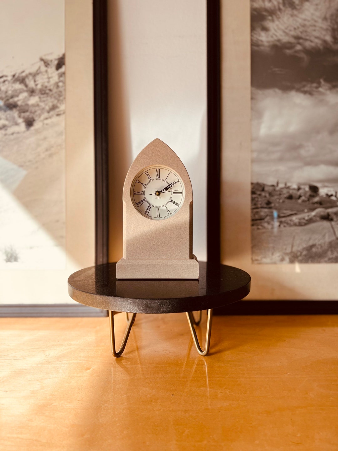 Church Clock / 90’s Style Decor / Desk Clock / Unique Bohemian Finds - Etsy