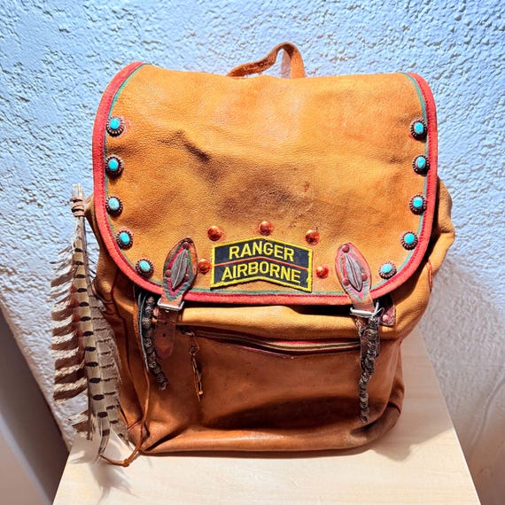 1970’s-80’s Native American Owned Backpack / Airborne… - Gem