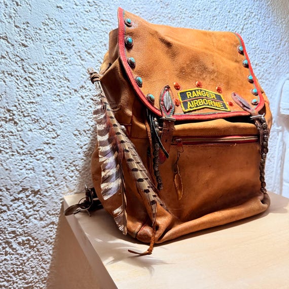 1970’s-80’s Native American Owned Backpack / Airborne… - Gem