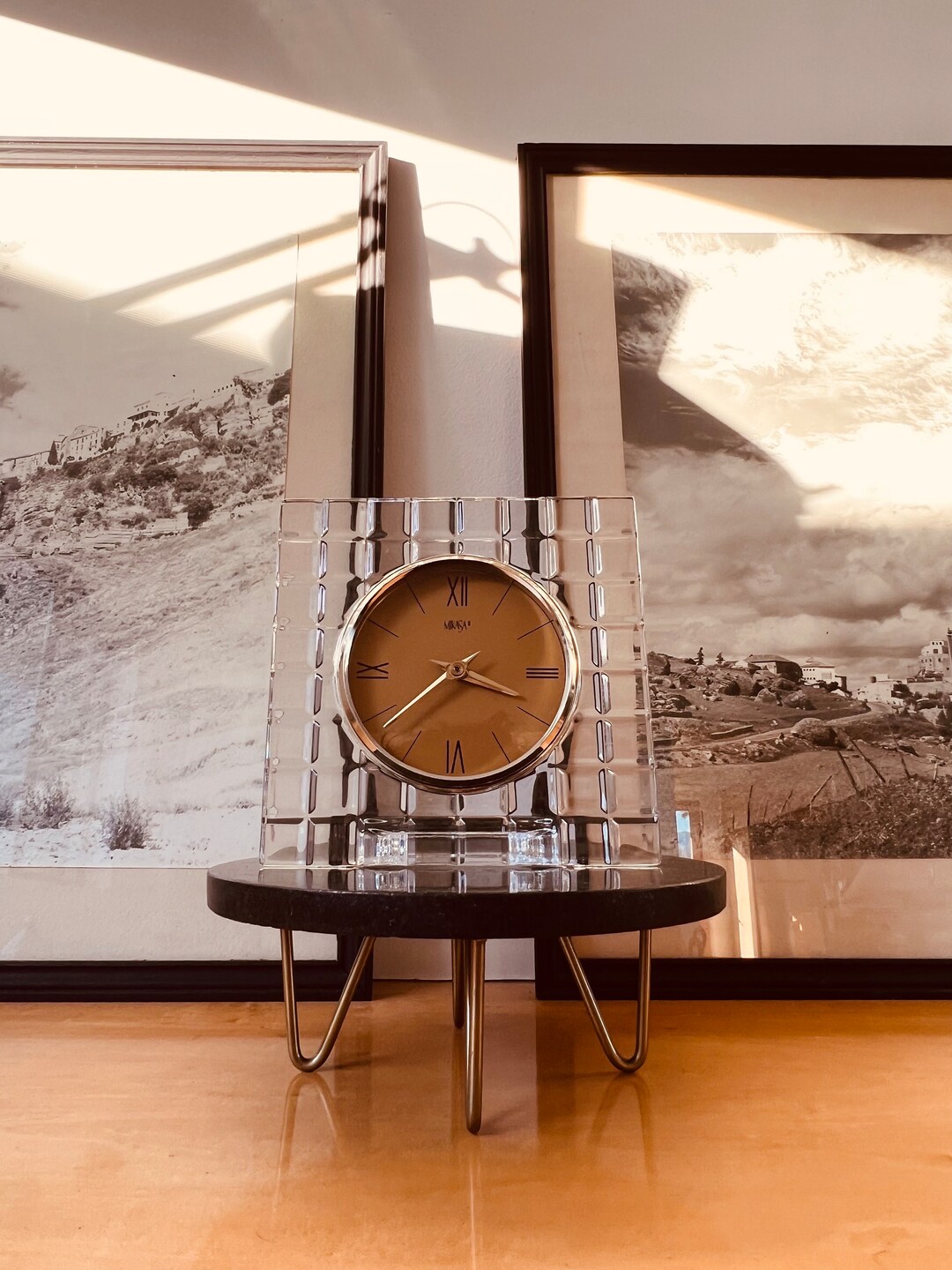 Vintage 1980’s MIKASA Crystal Clock / Rare Find / Time - Etsy