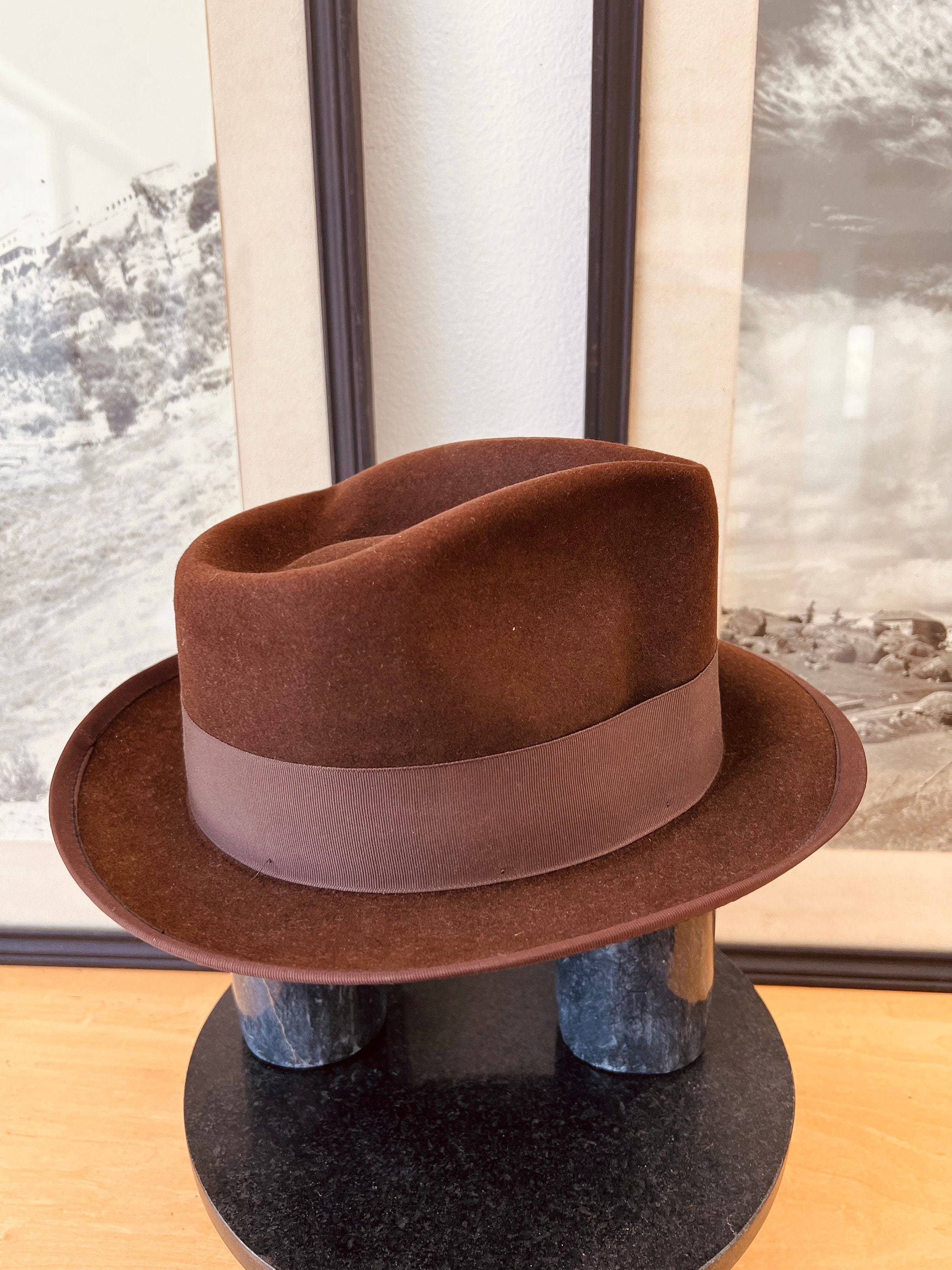 Vintage Empire State Hat / Fur Felt / Menswear - Etsy