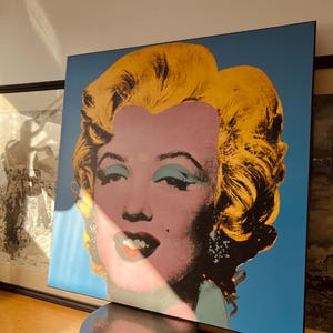 Warhol Blue Marilyn Monroe Colorplak - Etsy