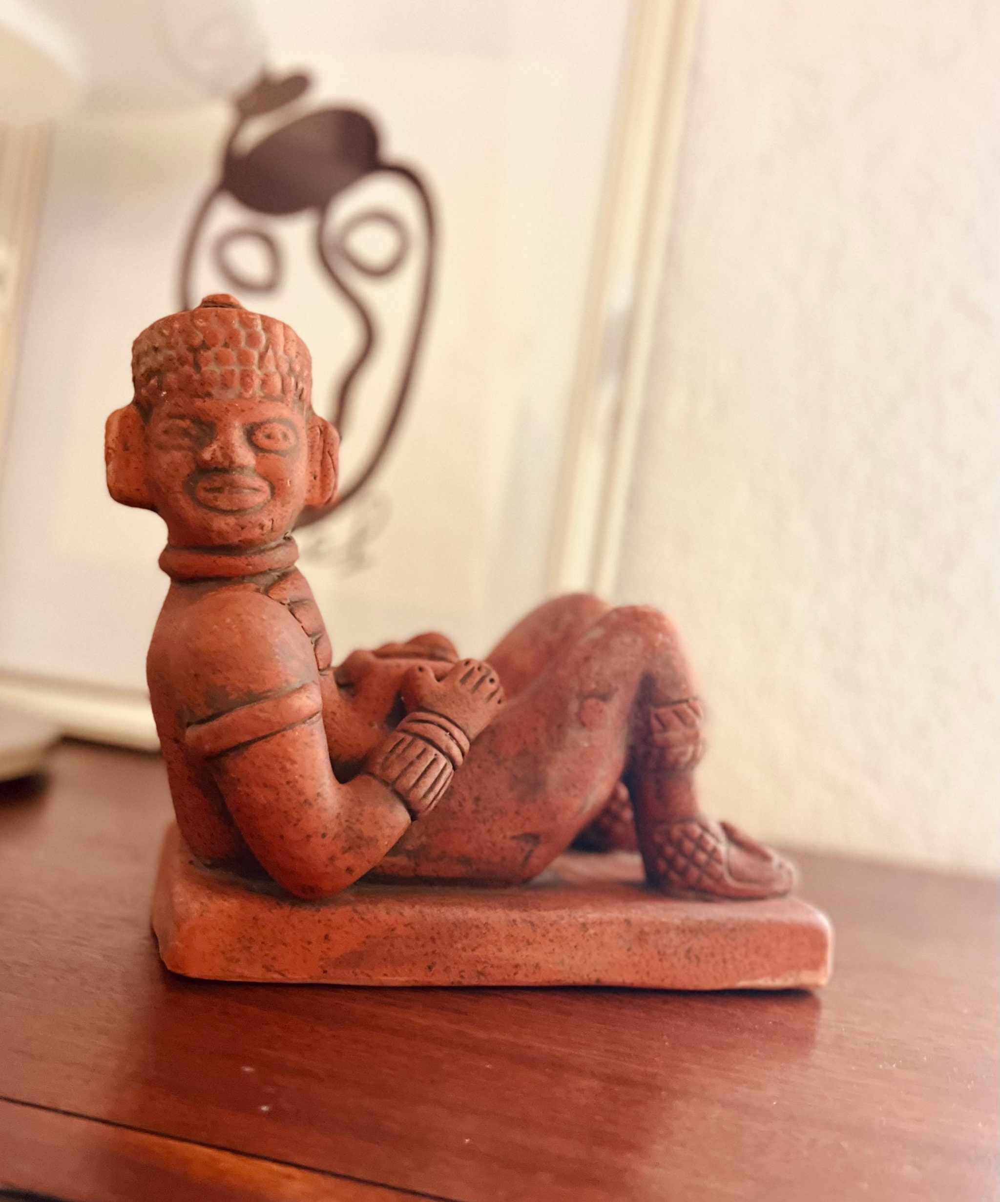 Aztec Ceremonial Sculpture Chacmool Figurine - Etsy