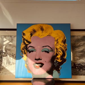 Warhol Blue Marilyn Monroe Colorplak - Etsy