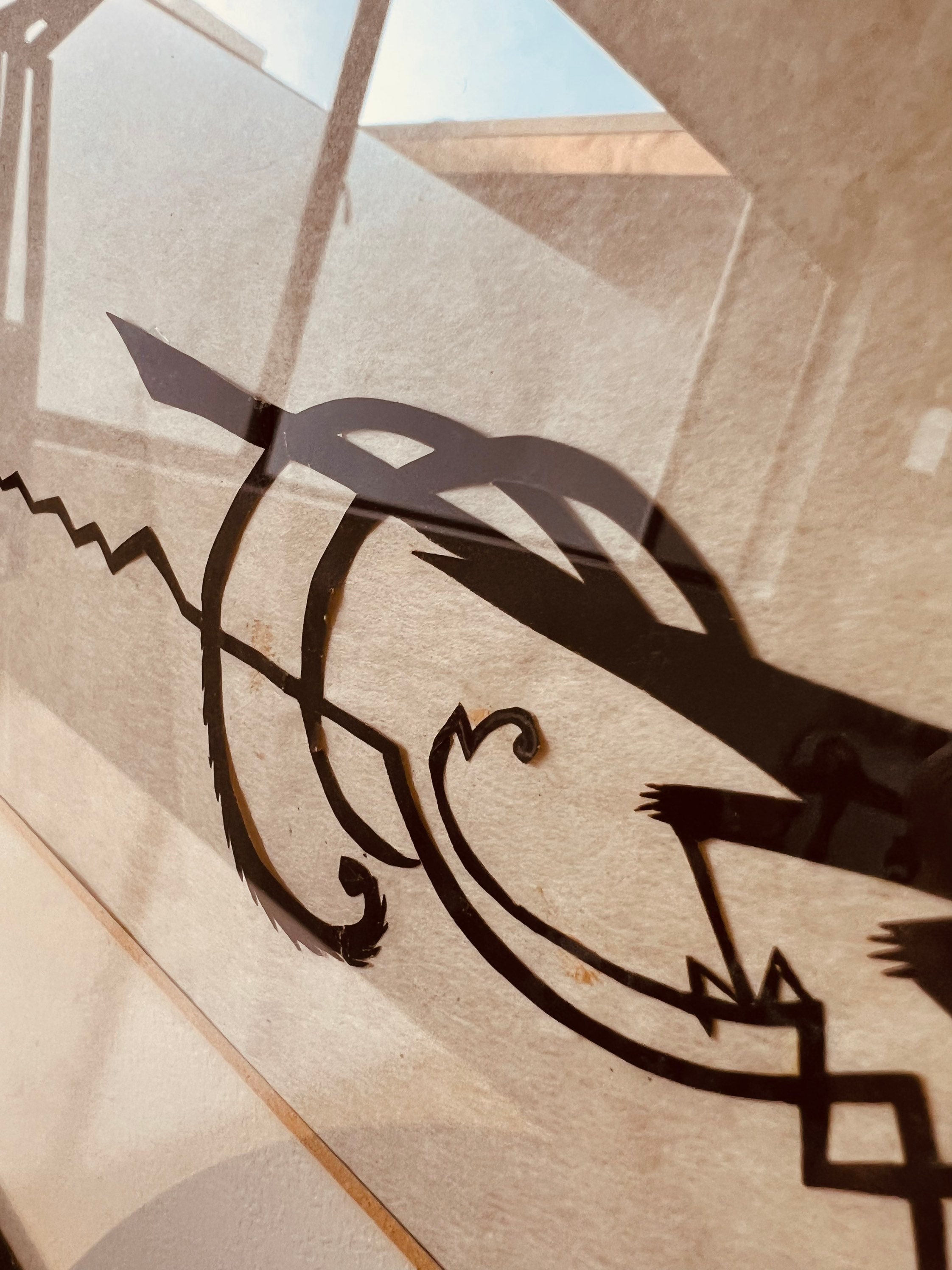 Vintage Paper Inlay Art / Bird Silhouette / Unique Art / - Etsy