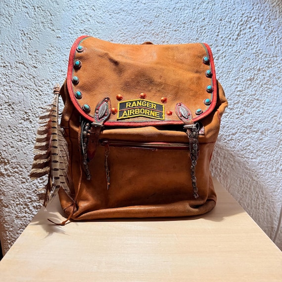 1970’s-80’s Native American Owned Backpack / Airborne… - Gem