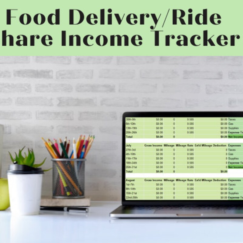 Rideshare Spreadsheet - Etsy