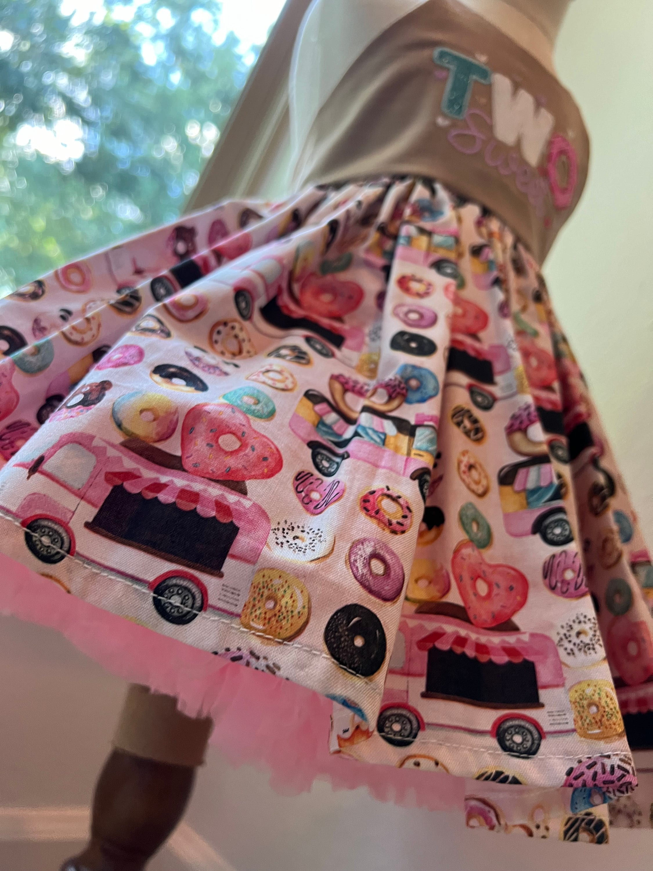 Birthday Dress, Donut Theme Birthday Outfit, Donut Dress, Two Sweet ...
