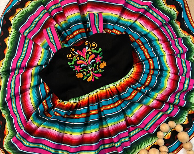 Fiesta Theme Outfit, Serape Skirt, Birthday Fiesta Outfit, Fiesta Party ...