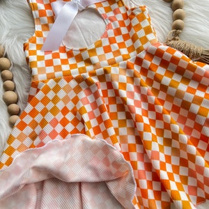 Girls Checker Checkerboard Dress, Chess Checkered Dress, Girls ...