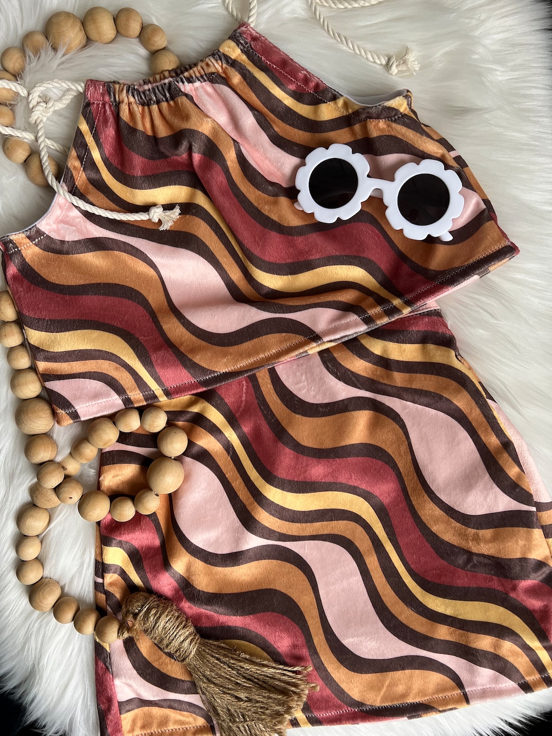 Groovy Girls Set, Retro Baby Outfit, 70s Girls Outfit, Hippie Theme ...