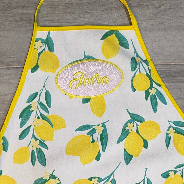 Lemon Apron - Etsy